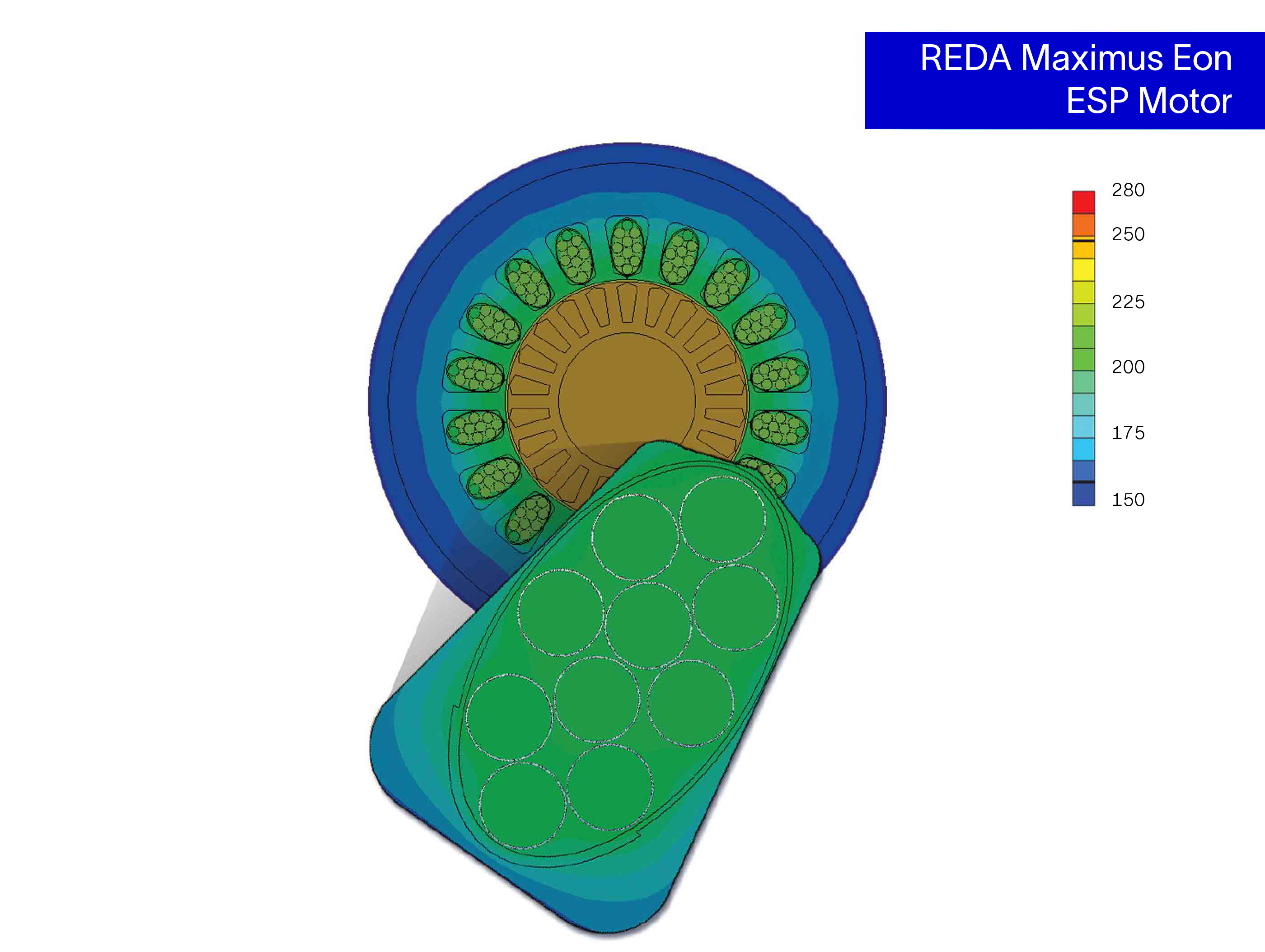 REDA Maximus Eon extended-life, install-ready ESP motor | SLB