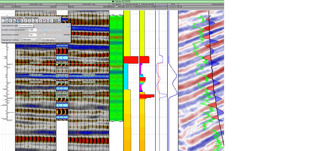 Petrel seismic well tie | SLB