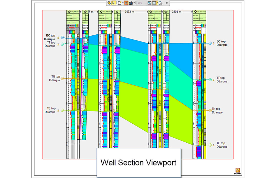 Petrel well correlation | SLB