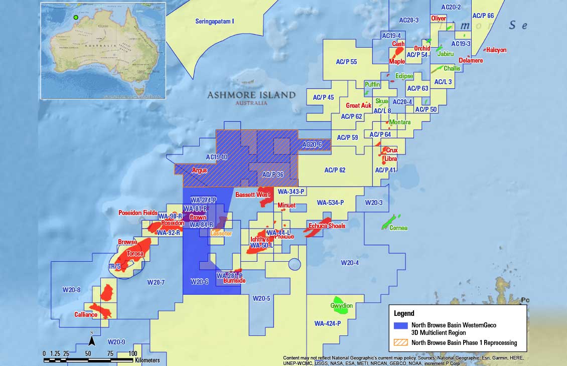 Broadband Reimaging Multiclient Project, Browse Basin | Schlumberger